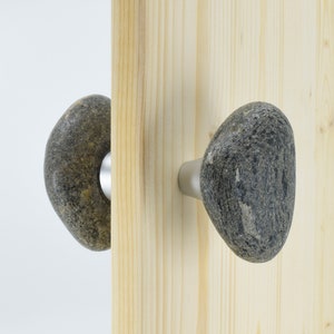 Stone Door Handles Set, Natural Beach Style Door Handles. Massive Stones for Door. - Etsy