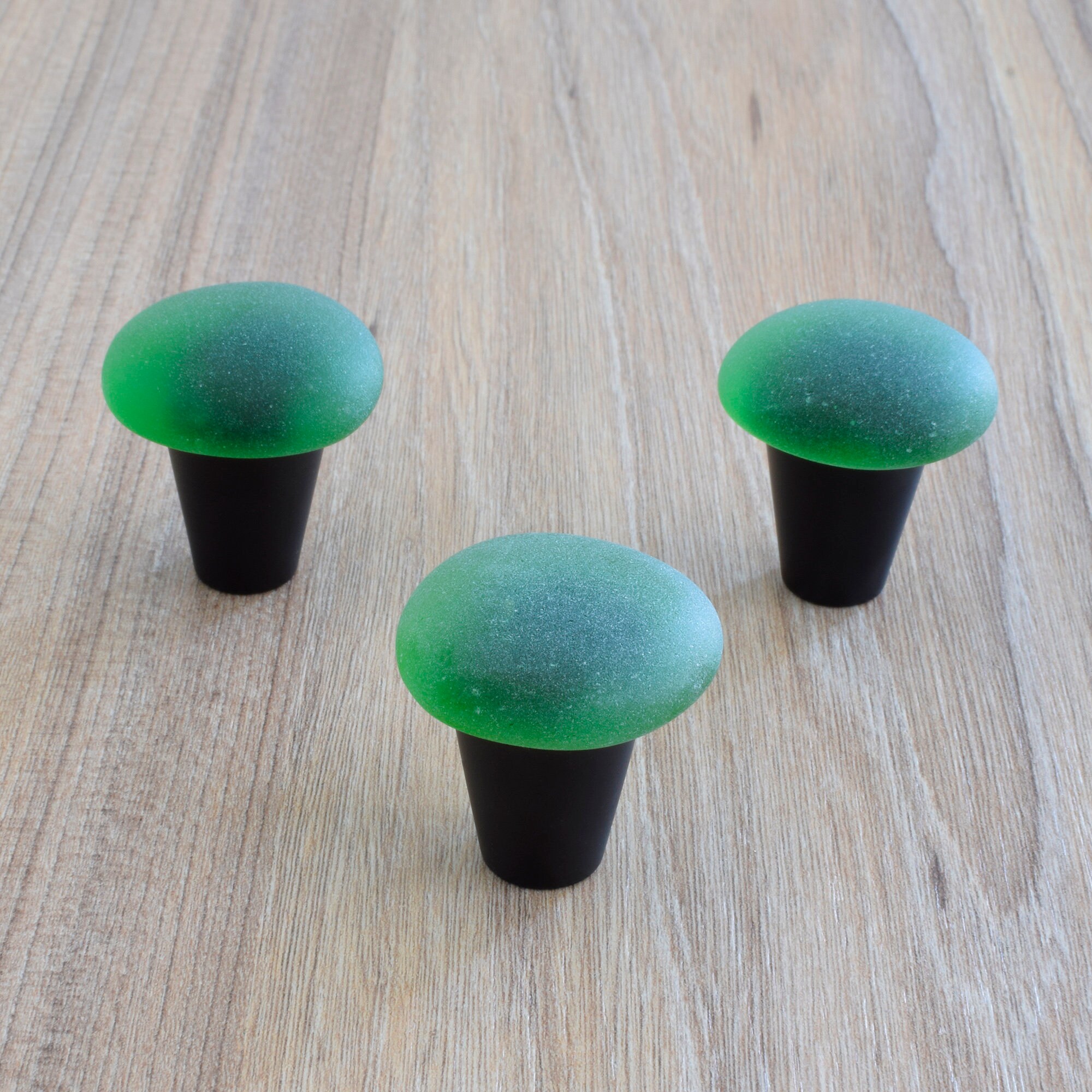 Sea Glass Pulls and Knobs, Glass Knob, Beach House Knobs, Ocean Hook ...