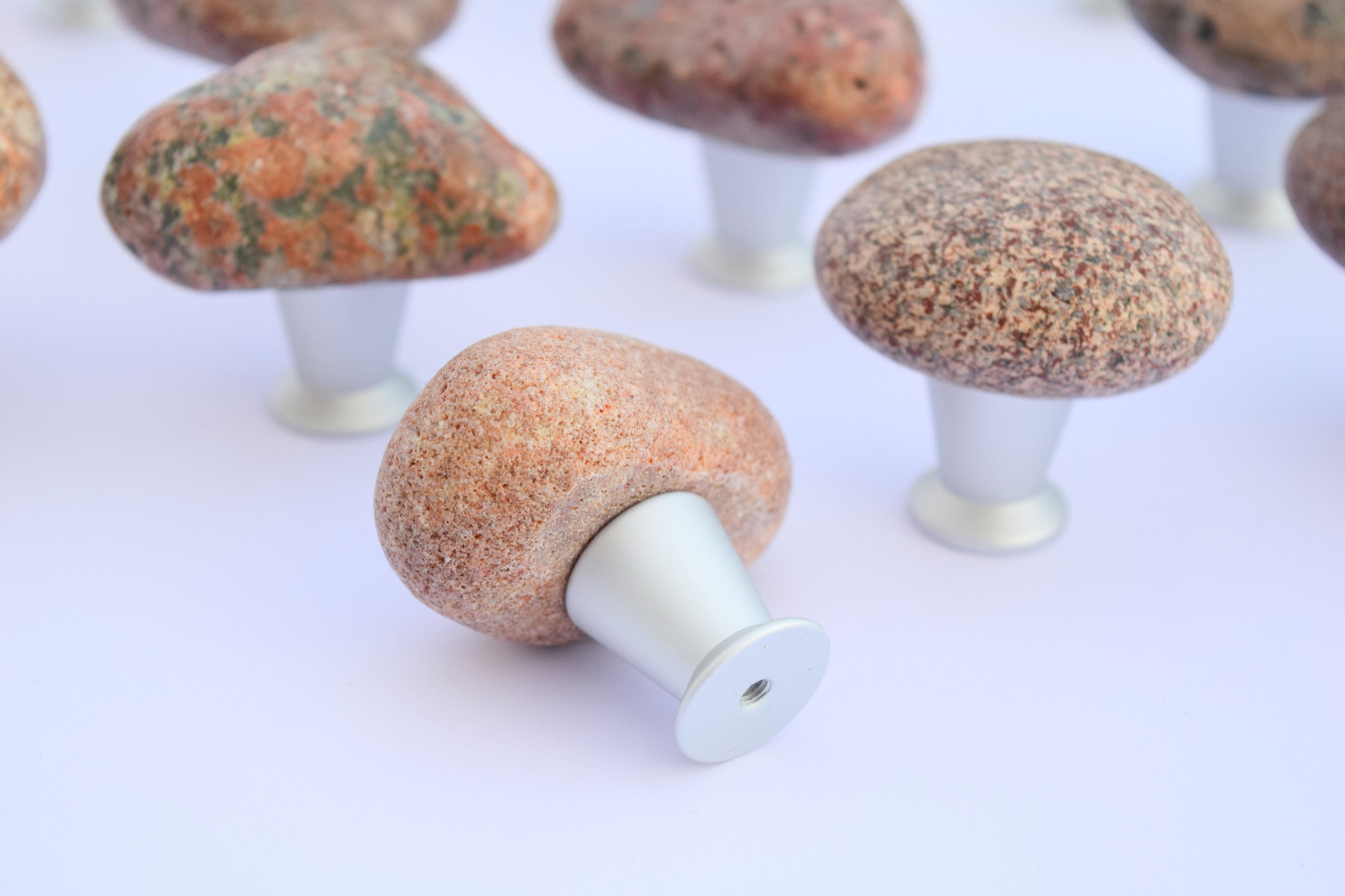 Beach Stone Cabinet Handle. Sea Rock Knob Pull for Drawer or Doors ...