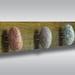 Beach Stone Wall Hook Rack, Coat Rack With 4 Natural Coastal Pebble ...