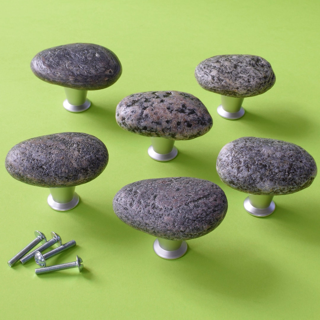 Sea Stone Pulls and Knobs. Cabinet Handles for Dressers, Cuppboards and ...