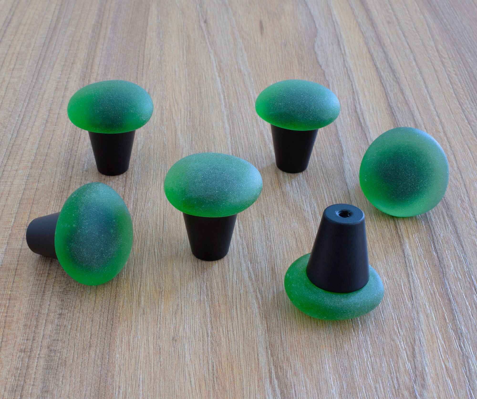 Sea Glass Pulls and Knobs, Glass Knob, Beach House Knobs, Ocean Hook ...