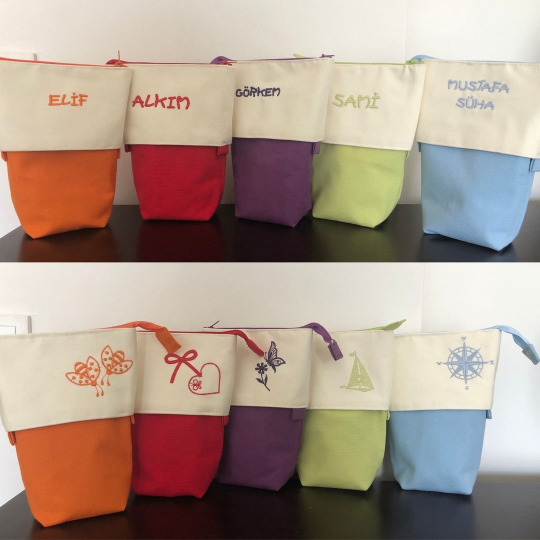 Personalized Embroidery Sliding Pencil Case Gifts for Kids and Everyone ...