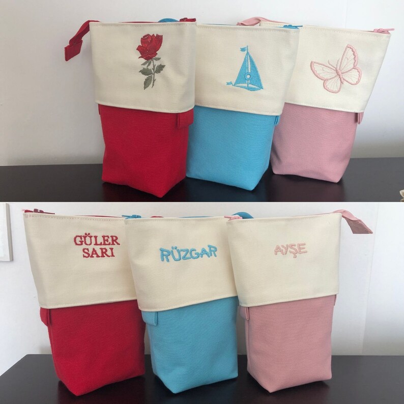 Personalized Embroidery Sliding Pencil Case Gifts for Kids and Everyone ...