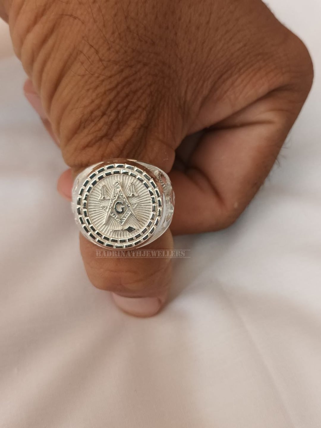 Silver Masonic Rings, Freemason Ring,925 Silver Masonic Rings, Master ...