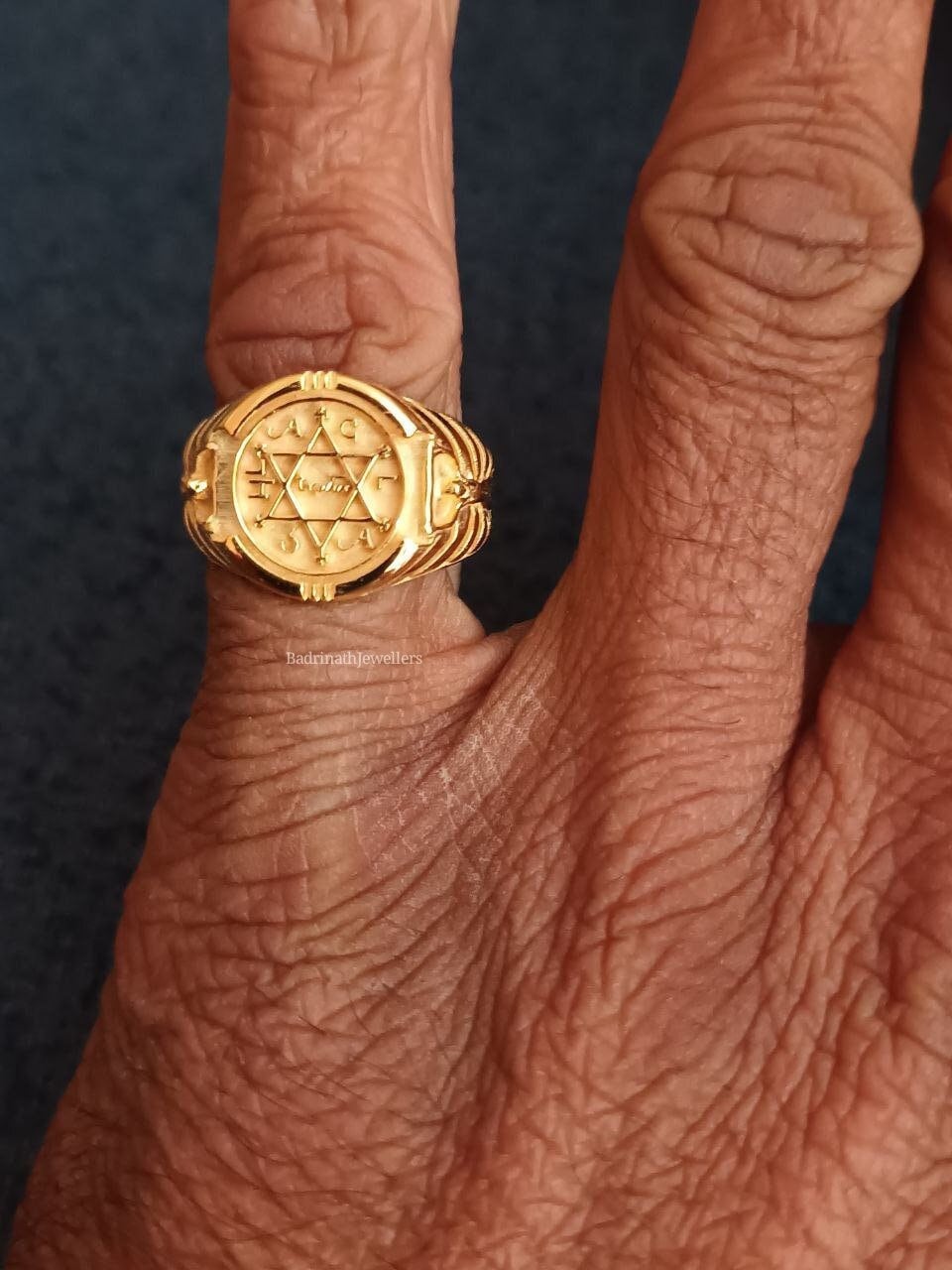 King Solomon Ring,925 Sterling Silver Solomon Ring,the Grand Pentacle ...