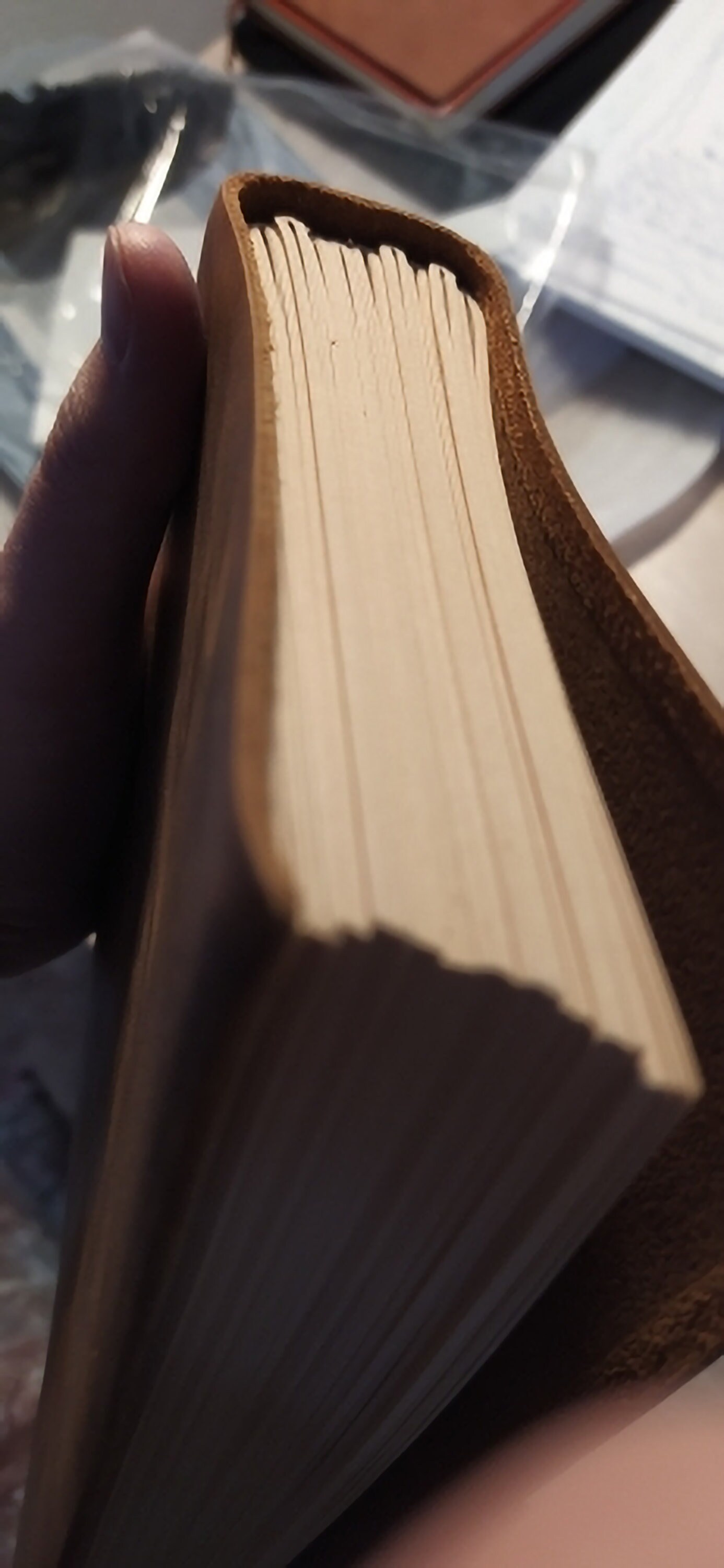 Original Handmade Retro Leather Sketchbook: Notebook With Daolin/kraft ...