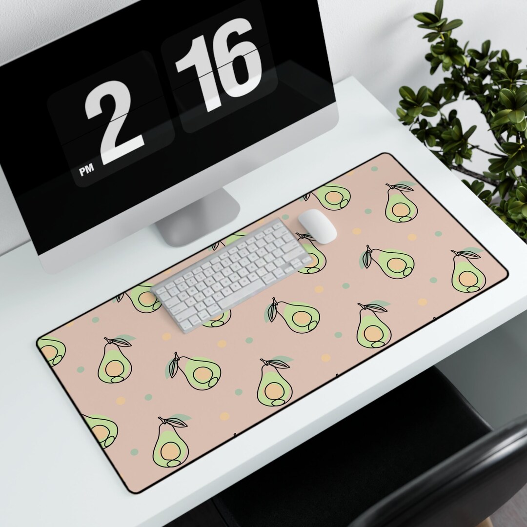 Avocado Desk Pad,mouse Pad,minimalism,desk Mat,fruit Mouse Pad,durable ...