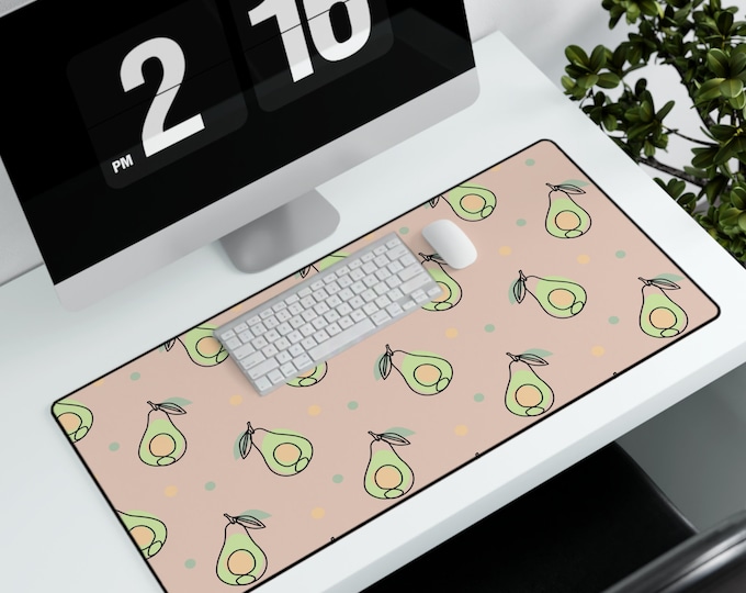 Desk Mats With Green Avacodo, Custom Desk Pad, Multiple Sizes, Mouse ...