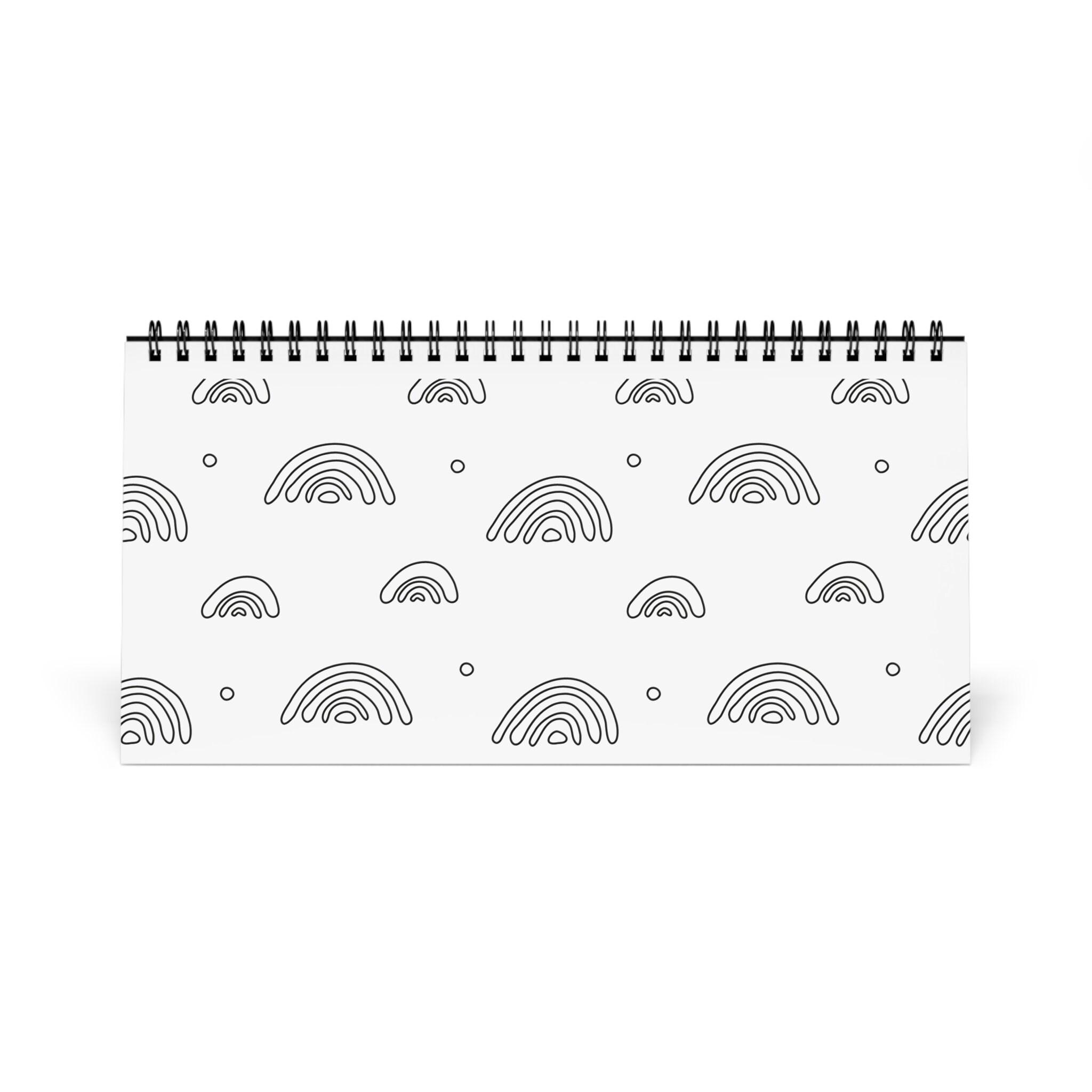 Rainbow Boho Weekly Desk Planner,keyboard Planner,weekly Planner,desk ...