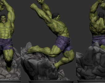 Hulk Sculpture Stl - Etsy
