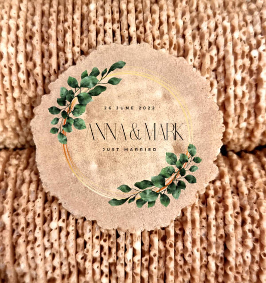 Bespoke Wedding Wafer Biscuits - 140 Discs - Etsy