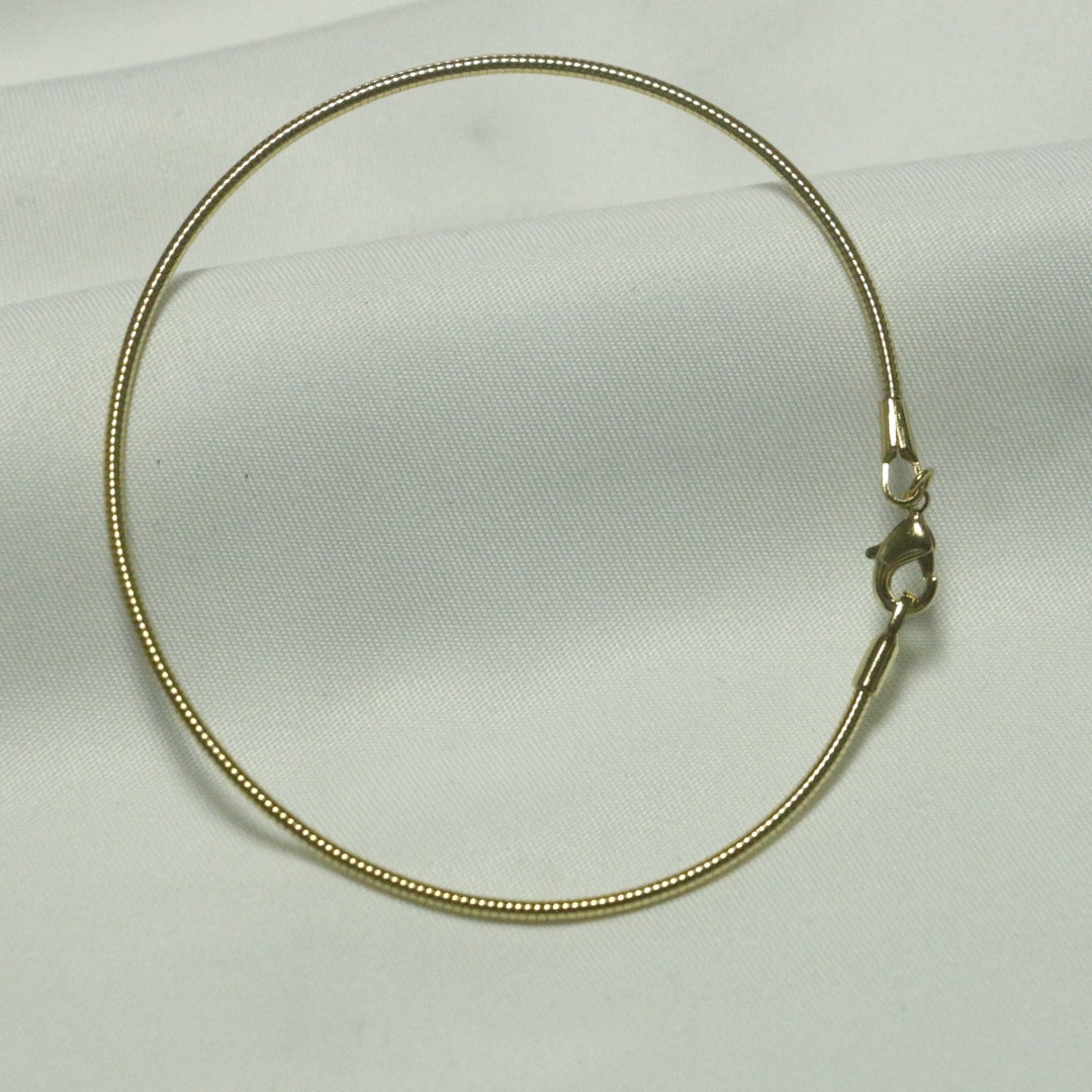 Diy Memory Elastic Bracelet-any Matching Design Bracelet-open Gold ...