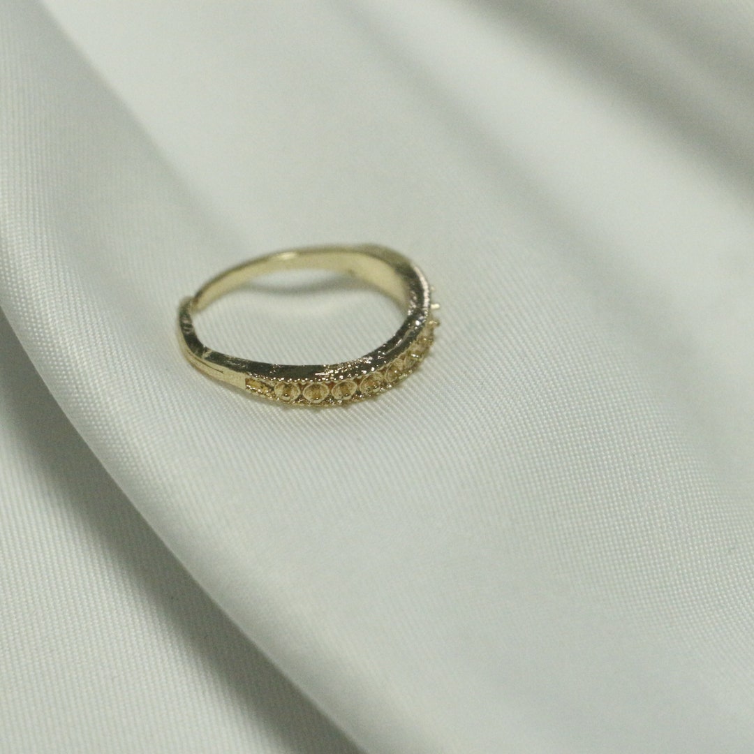 14k Gold Pearl Inlay Ring Base - DIY Ring Making Material - Etsy