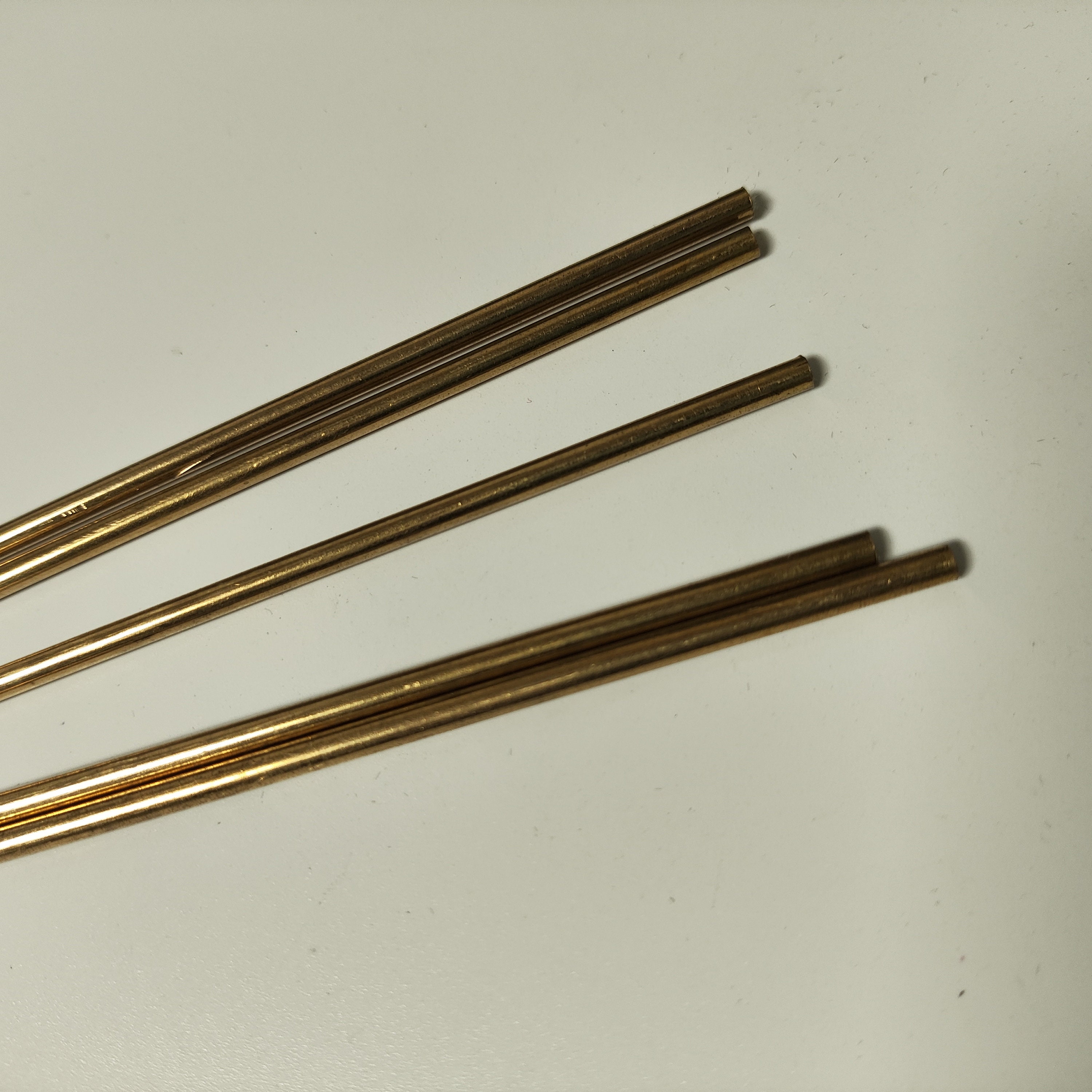 Rose Gold Raw Brass Rod Various Sizes Customized - Etsy