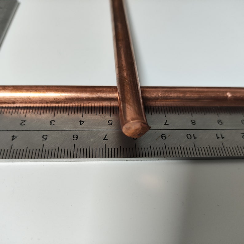 Rose Gold Raw Brass Rod Various Sizes Customized - Etsy