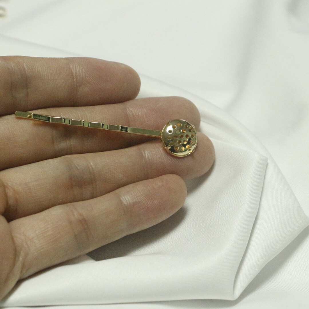 14k Package Real Gold Butterfly Clip-bangs Hair Clip-duckbill Hair Clip ...