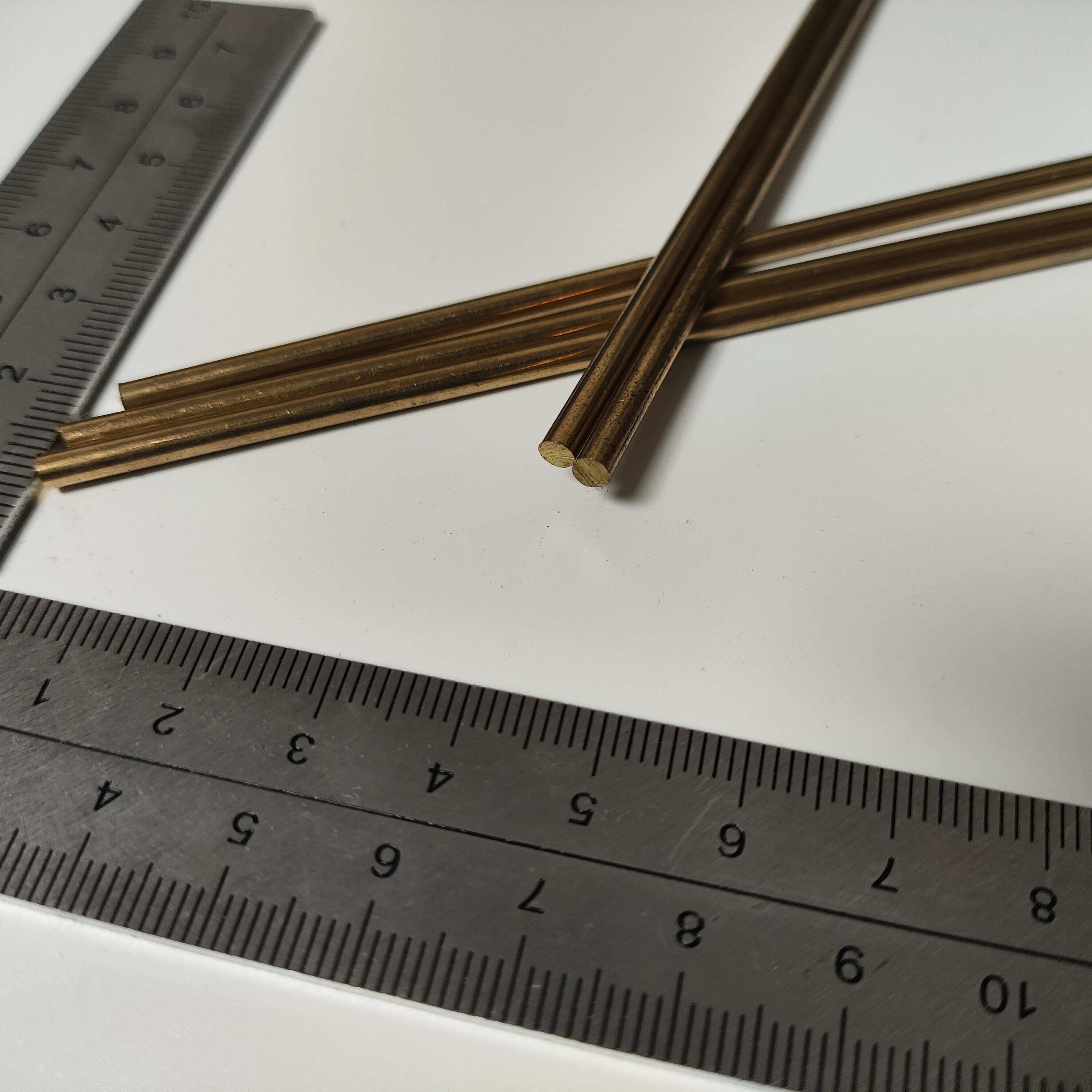 Rose Gold Raw Brass Rod Various Sizes Customized - Etsy