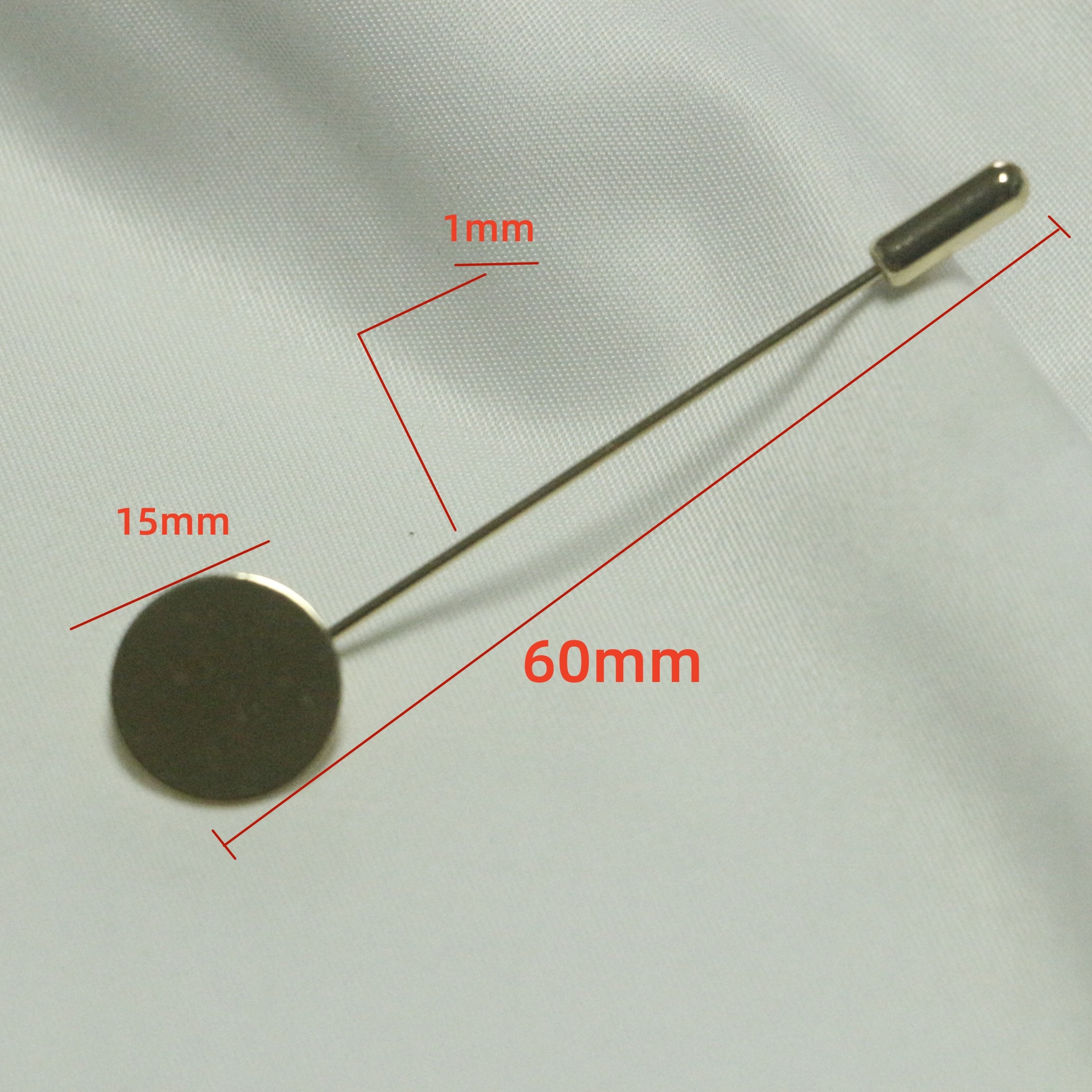Long Pins for Making Formal Corsage, Gold-plated Disc Pins, Decorative ...