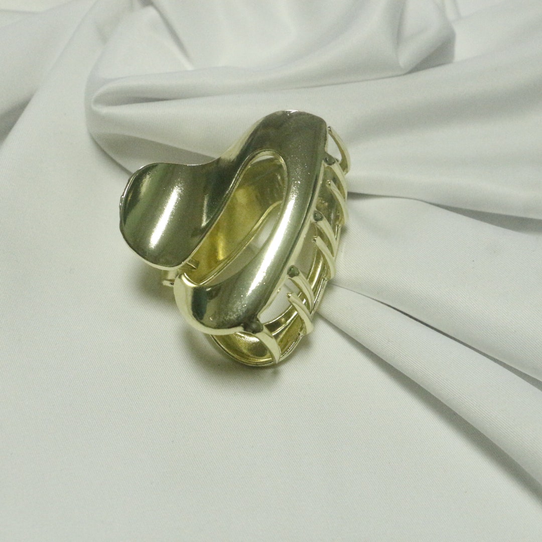 Gold-plated Hair Storage Clip-shark Clip-long Hair Bending Clip-hairpin ...