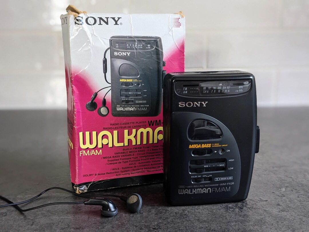 Sony Walkman Cassette Player & Radio WM-FX26 Retro - Etsy