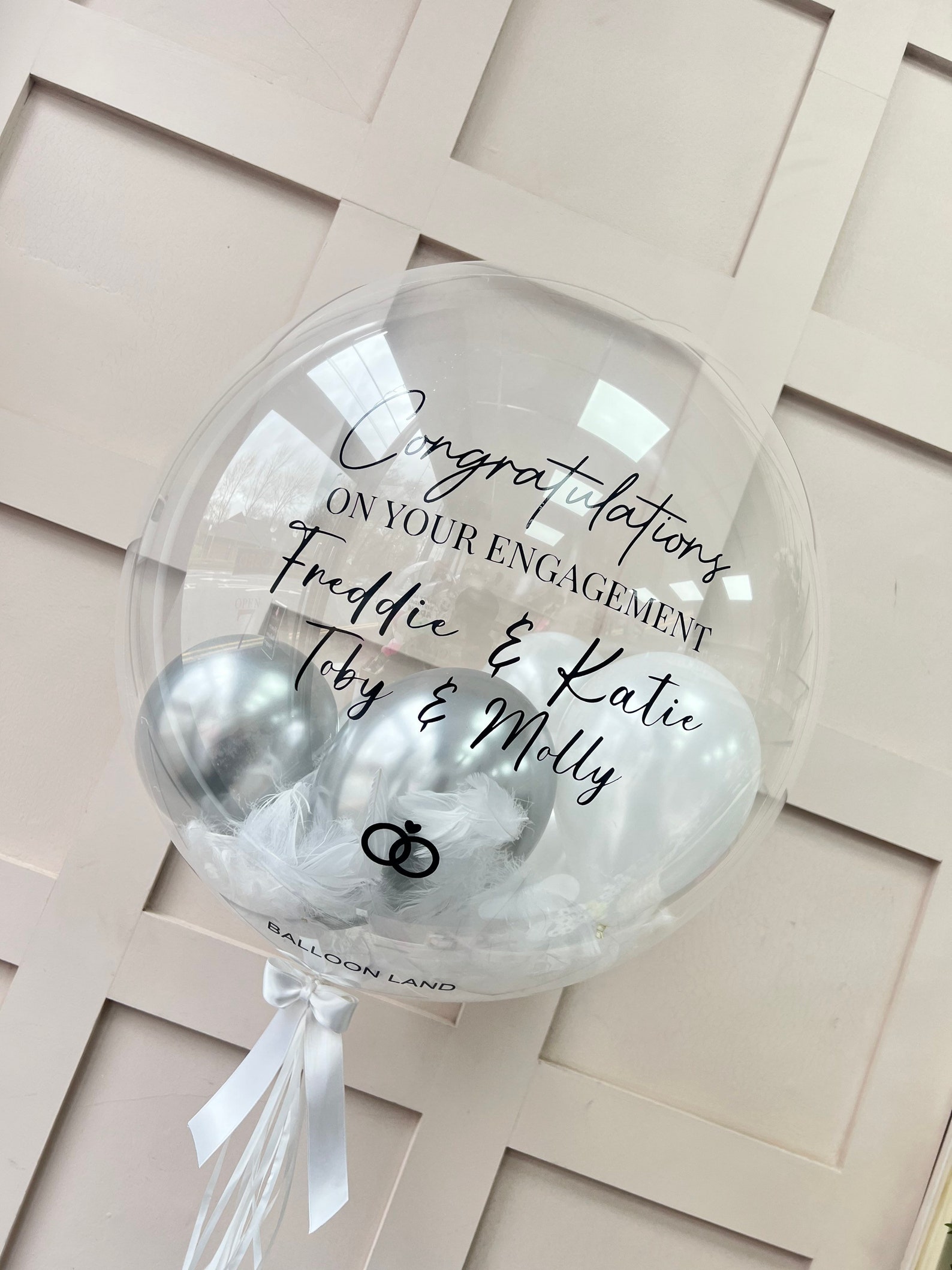 Congratulation Engagement Balloon Customised Balloon / Perfect - Etsy UK