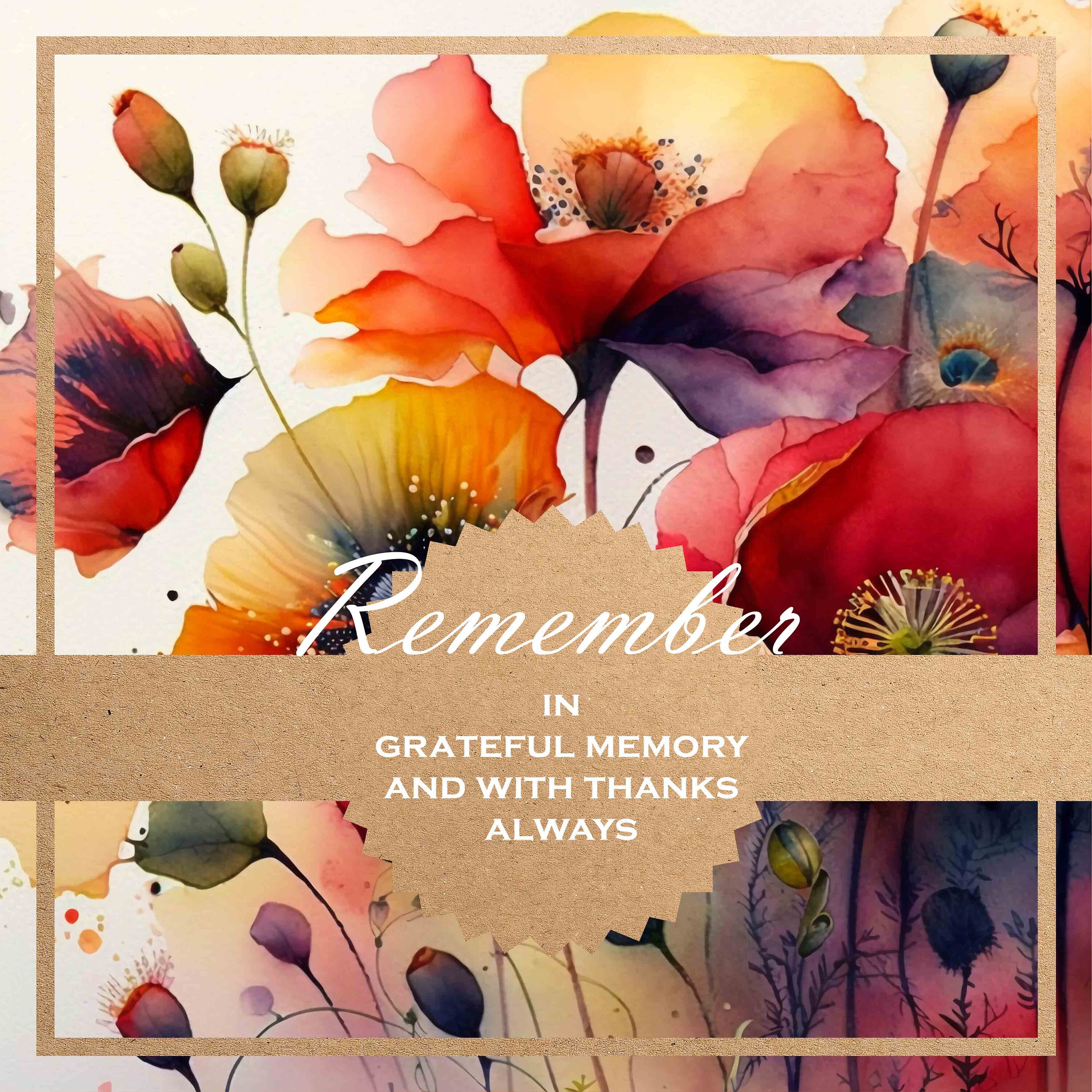 Remember: Decoupage Paper Poppies DIGITAL PAPERS for All Kinds of Paper ...