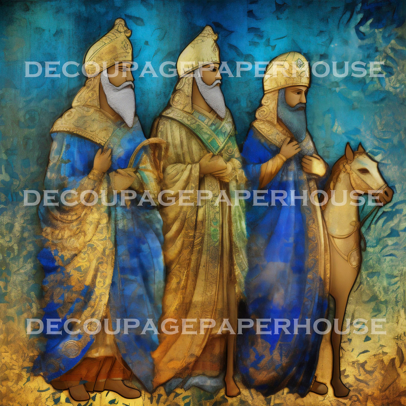 Nativity: Decoupage DIGITAL PAPERS Suitable for All Kinds of Paper ...