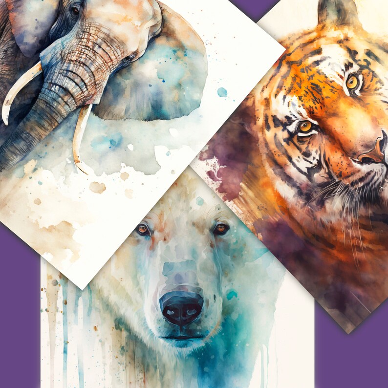 Wild: Animal Decoupage Download DIGITAL PAPERS X30, for All Kinds of ...