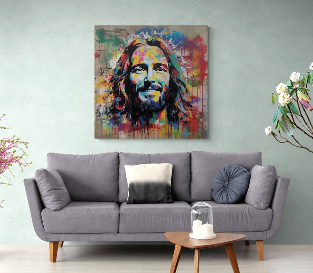 JESUS CHRIST Street Art, Religion, Contemporary Art, Painting, Art ...