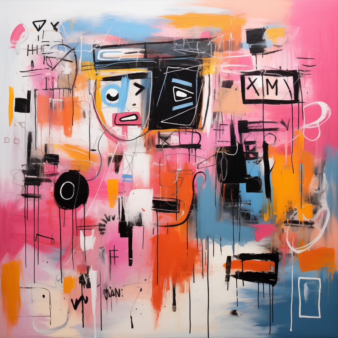 STREET ART Large Format Colors Fashion Wall Painting Art Love - Etsy