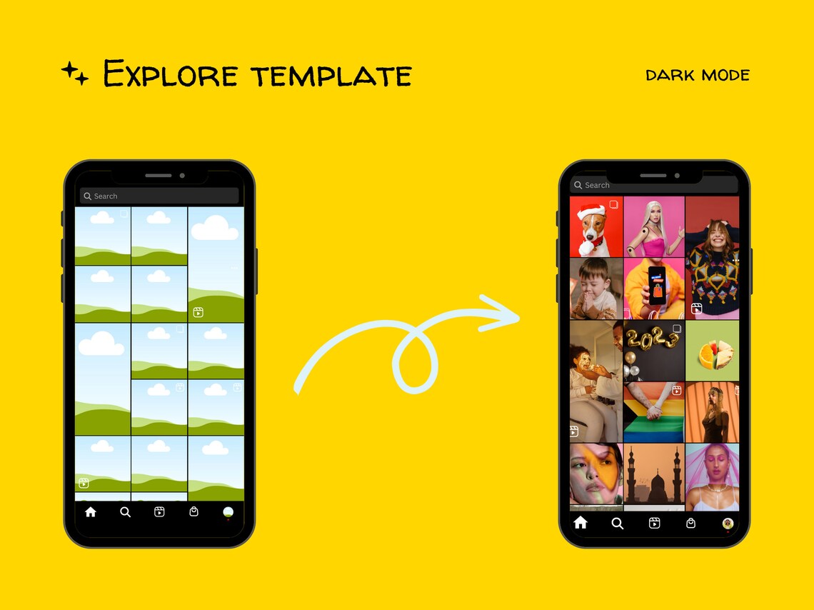 Instagram Mockup Canva Template Bundle, Customisable Mockup, Branding ...
