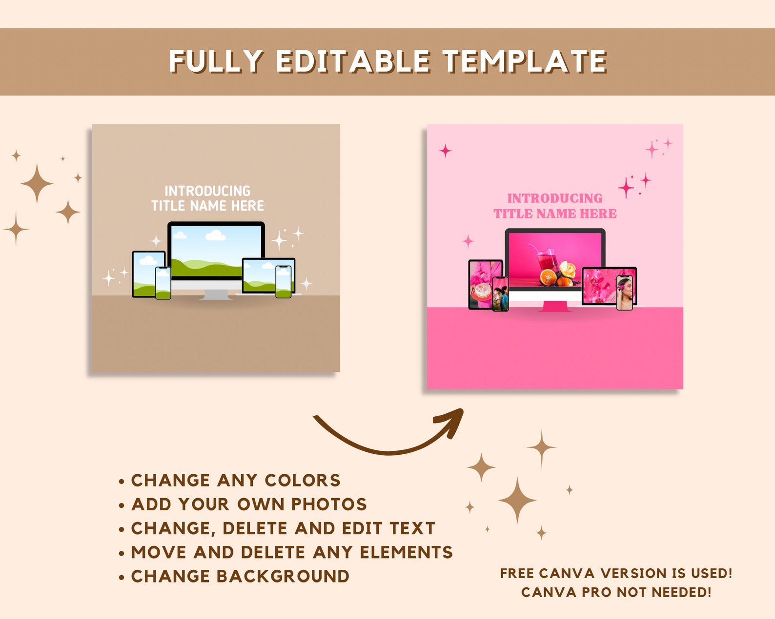 Mock up Canva Template for Coaches, Course Creator Mockups,digital ...