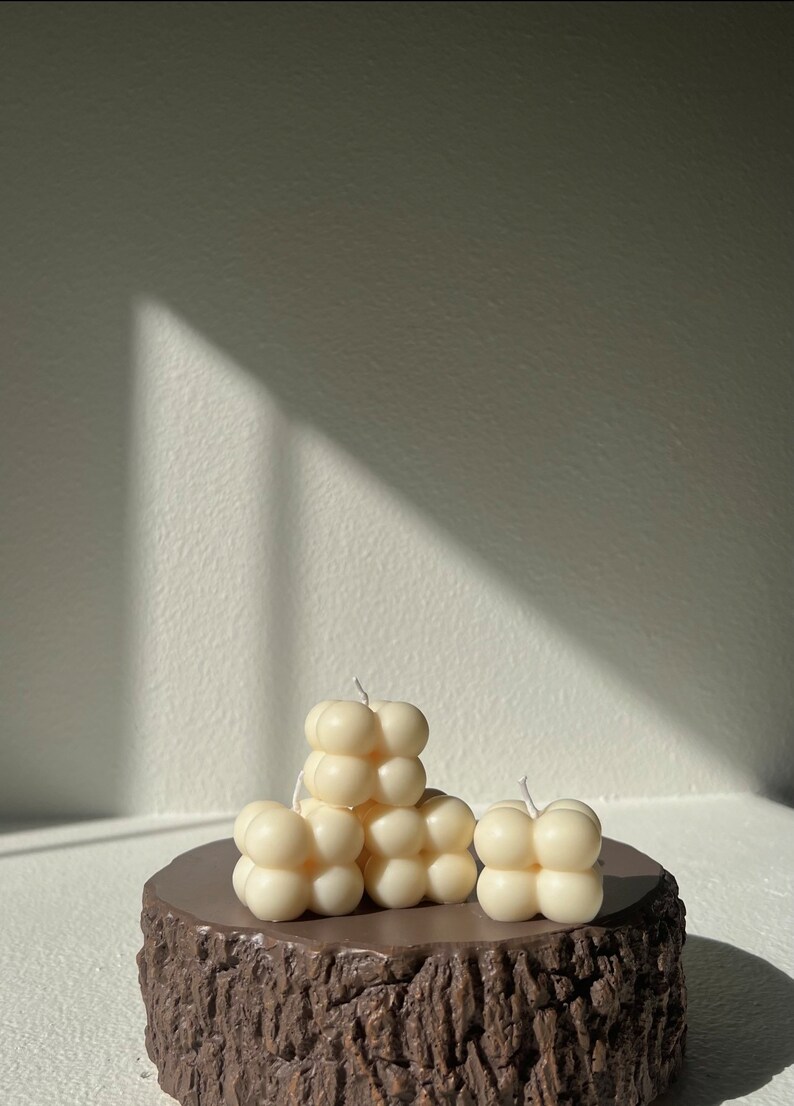 Set of 12 Fragrance Free Mini Bubble Candles Event Favors Bubble - Etsy