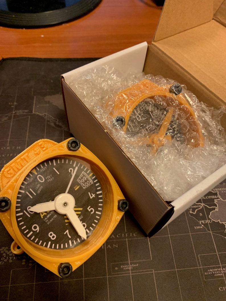 Aviation Aircraft Style Desktop Clock - Etsy