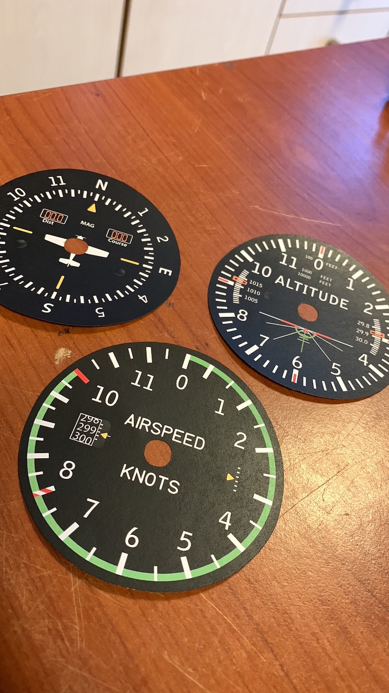 Aviation Aircraft Style Desktop Clock - Etsy
