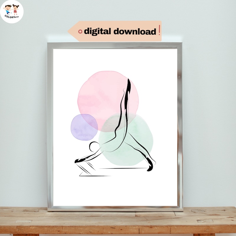 Pilates Art Print - Etsy