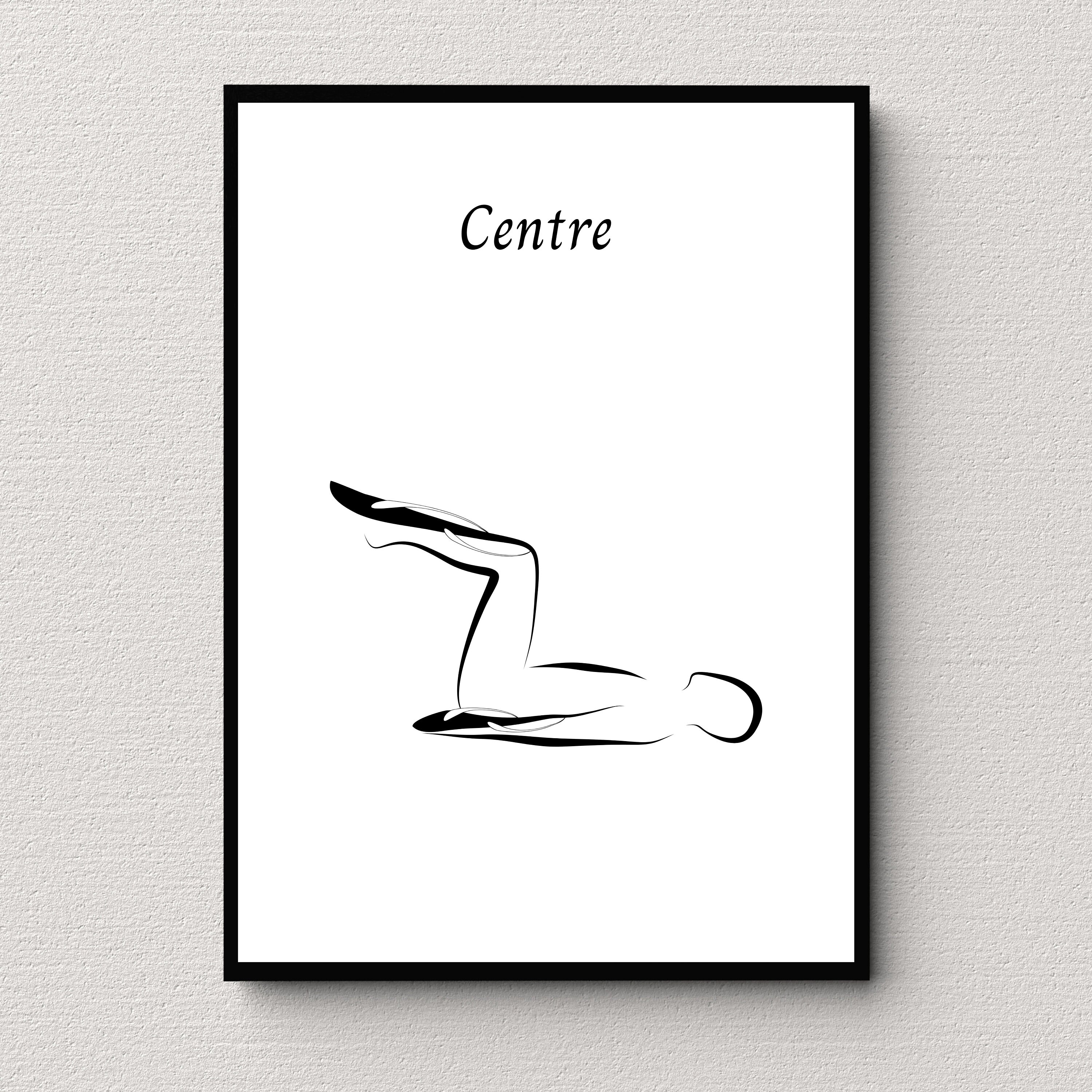 PILATES POSTER. Set of 6 Pilates Poster. Pilates Principles. Pilates ...