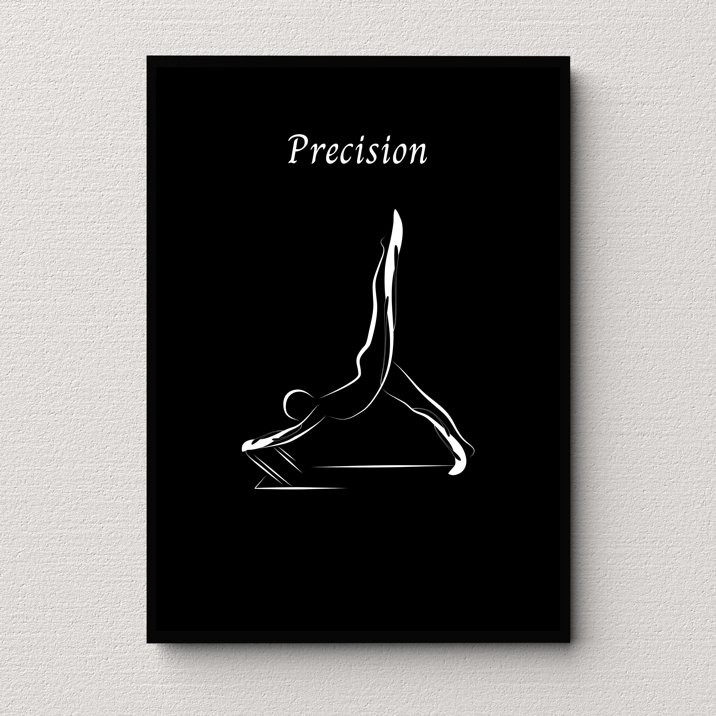 PILATES POSTER. Set of 6 Pilates Poster. Pilates Principles. Pilates ...