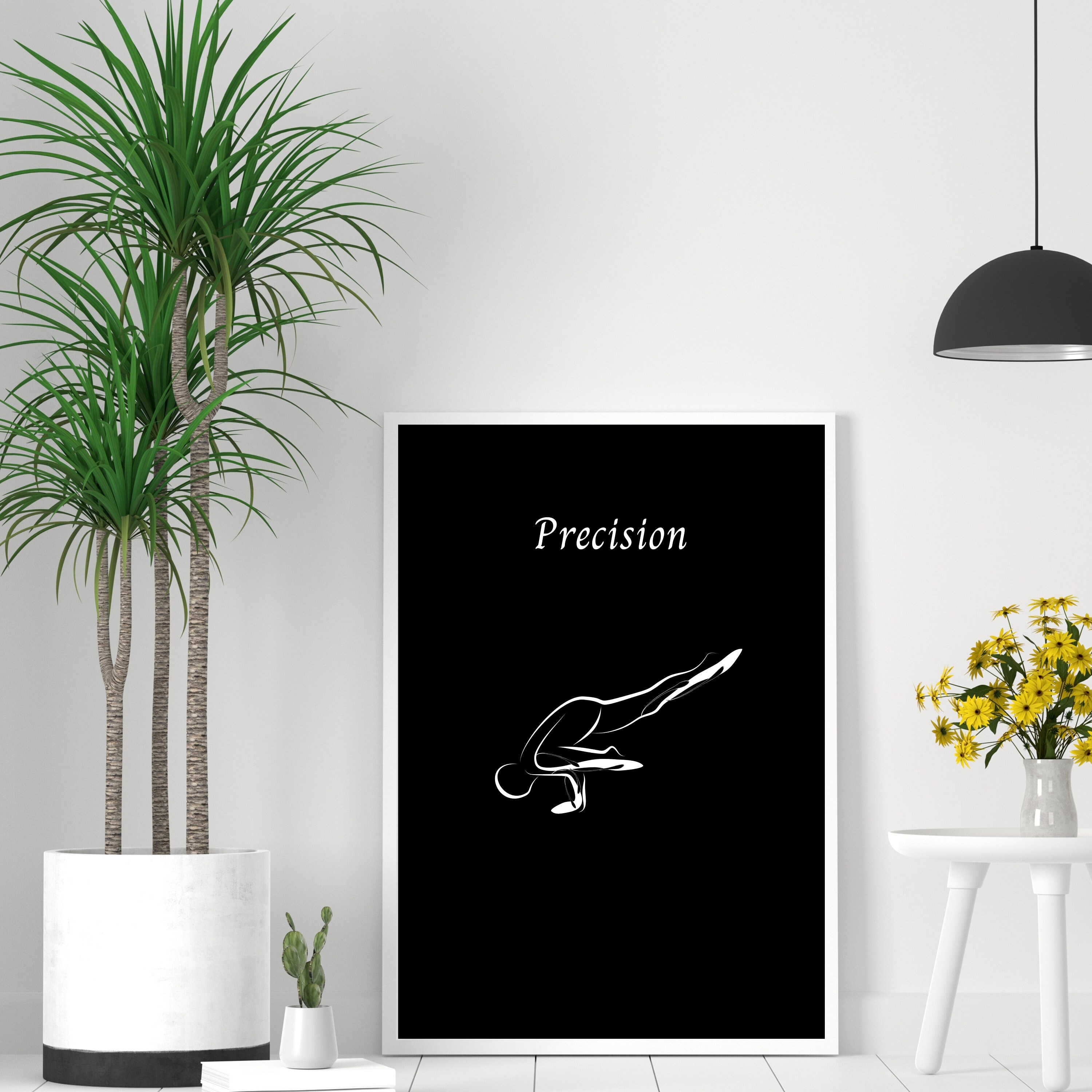 PILATES POSTER. Pilates Principles. Set of 6 Pilates Poster. Pilates ...