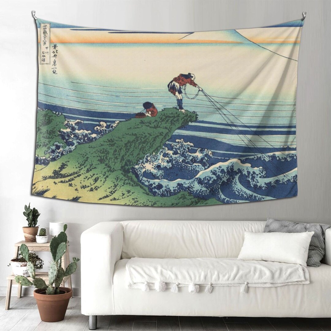 Kajikazawa in Kai Province-ukiyo-e Tapestry-japanese Hokusai - Etsy