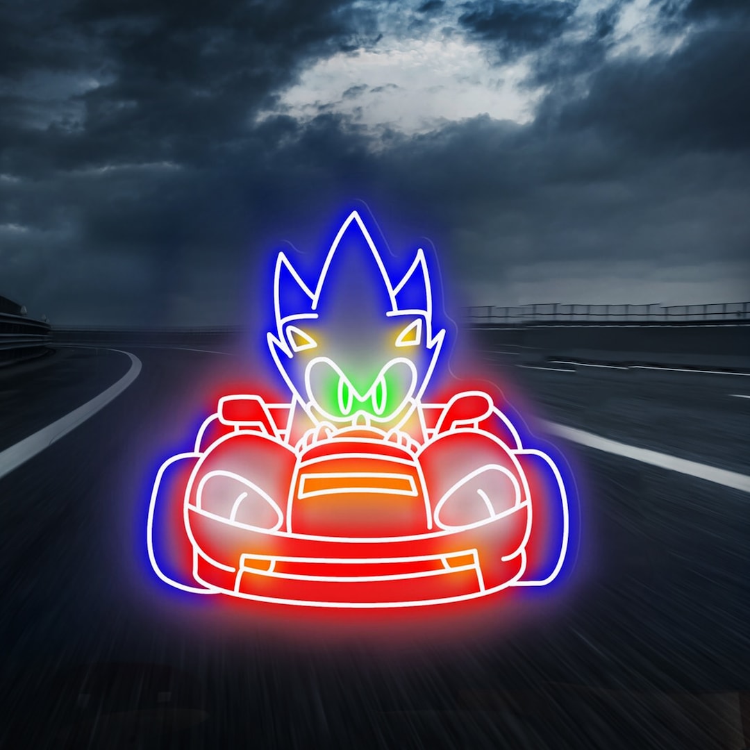 Sonic Neon Sign Racing Sonic Neon Light Sign Anime Wall Art - Etsy