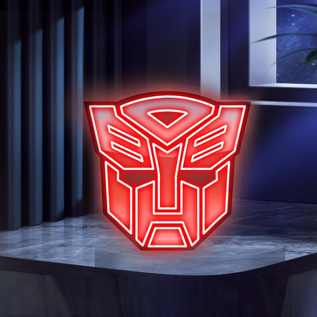 Transformers LED Neon Sign Game Room Light Decor - Etsy