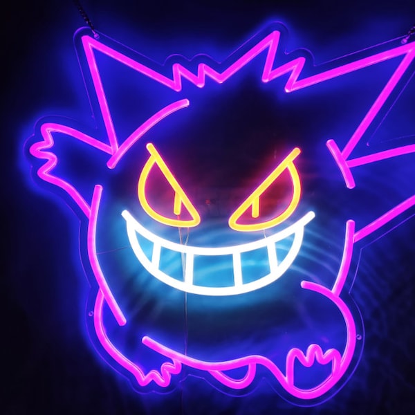 Gengar Neon Signs - Etsy