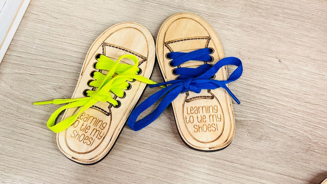 Learning to Tie My Shoe - Etsy