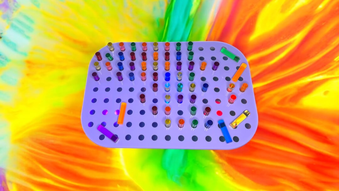 Color Pegs TROFAST Insert Educational Activities for Kids Sensory Games ...