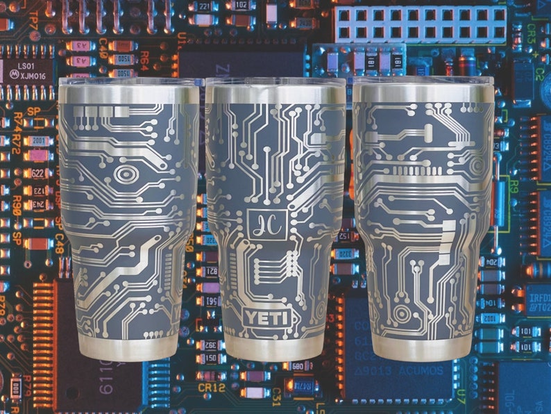 Personalized Engraved Yeti -circuit Board - Etsy