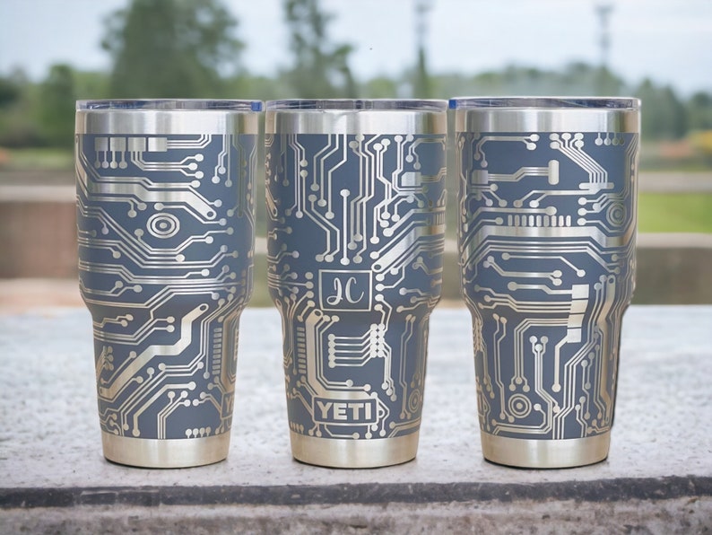 Personalized Engraved Yeti -circuit Board - Etsy