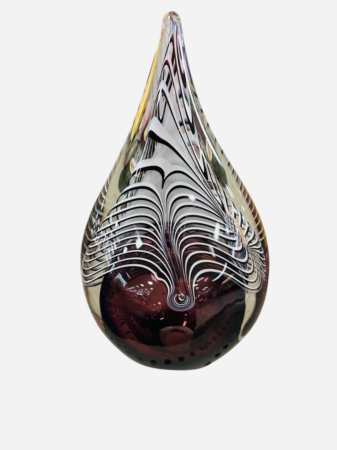 Paperweight Large Teardrop Art Office Home Decir Gift - Etsy