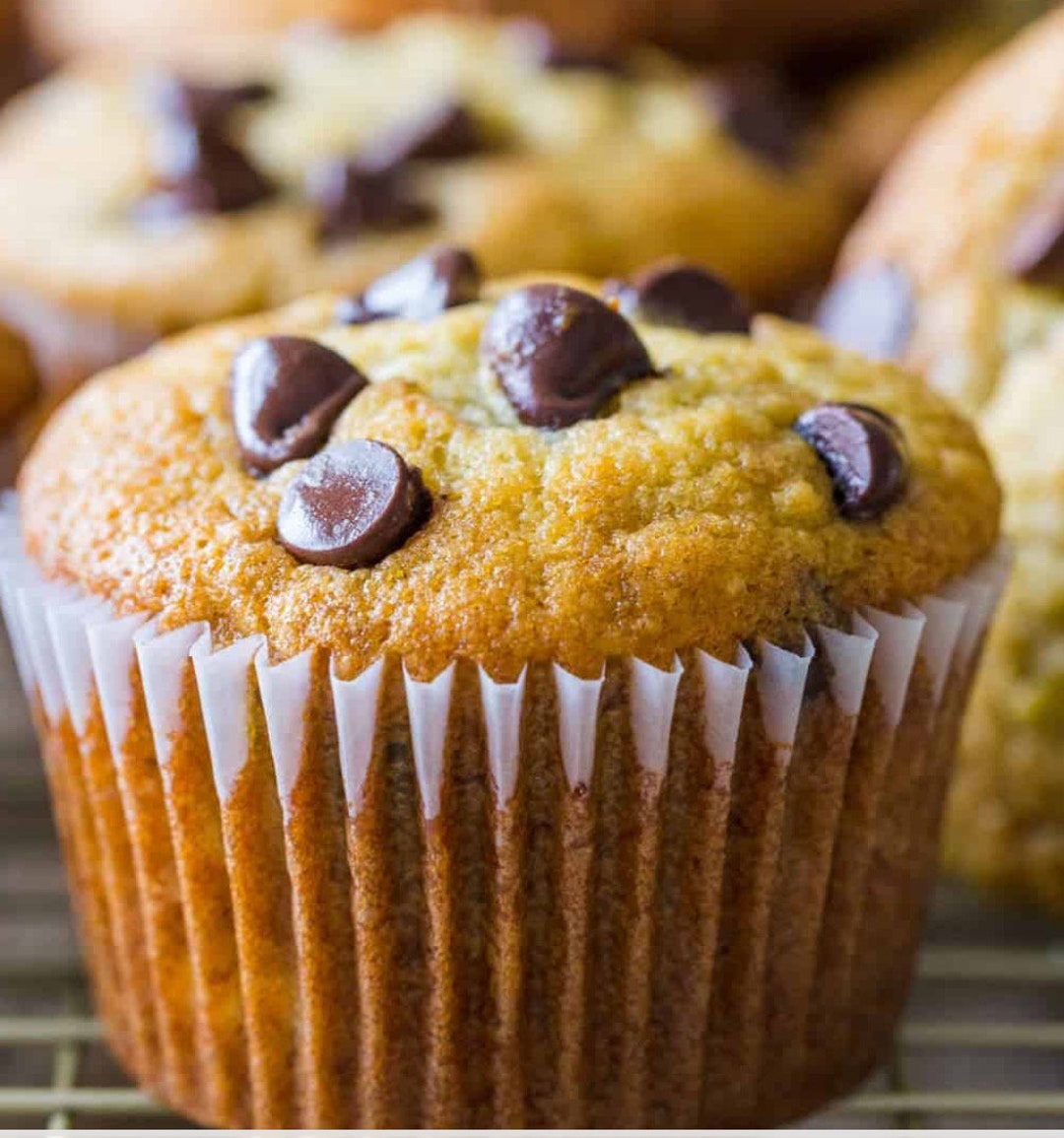 Banana Chocolate Chip Muffins - Etsy